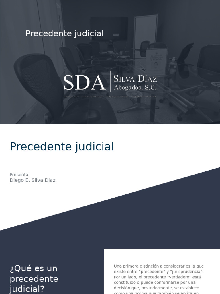 Definición de Precedente Judicial | PDF | Precedente | Caso de ley