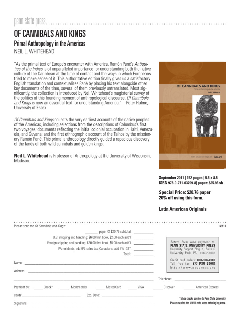 Of Cannibals and Kings: Anthropology Insights | PDF | Payments ...
