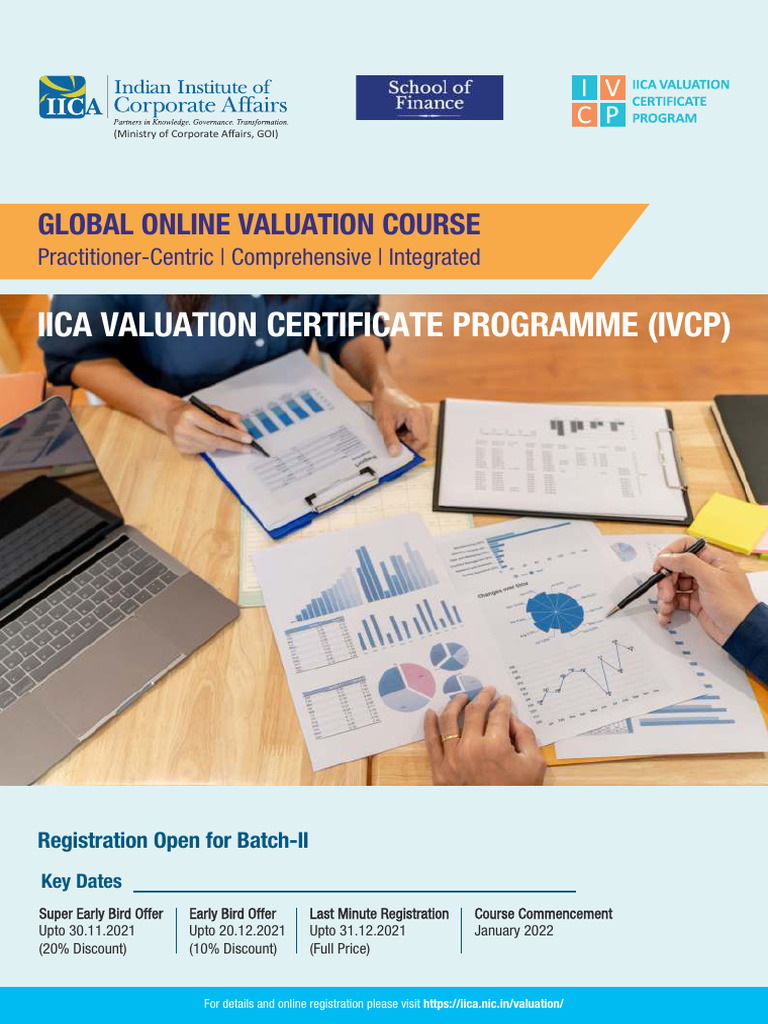 Final ICVP Brochure 2021 2022 | PDF | Real Estate Appraisal | Valuation ...
