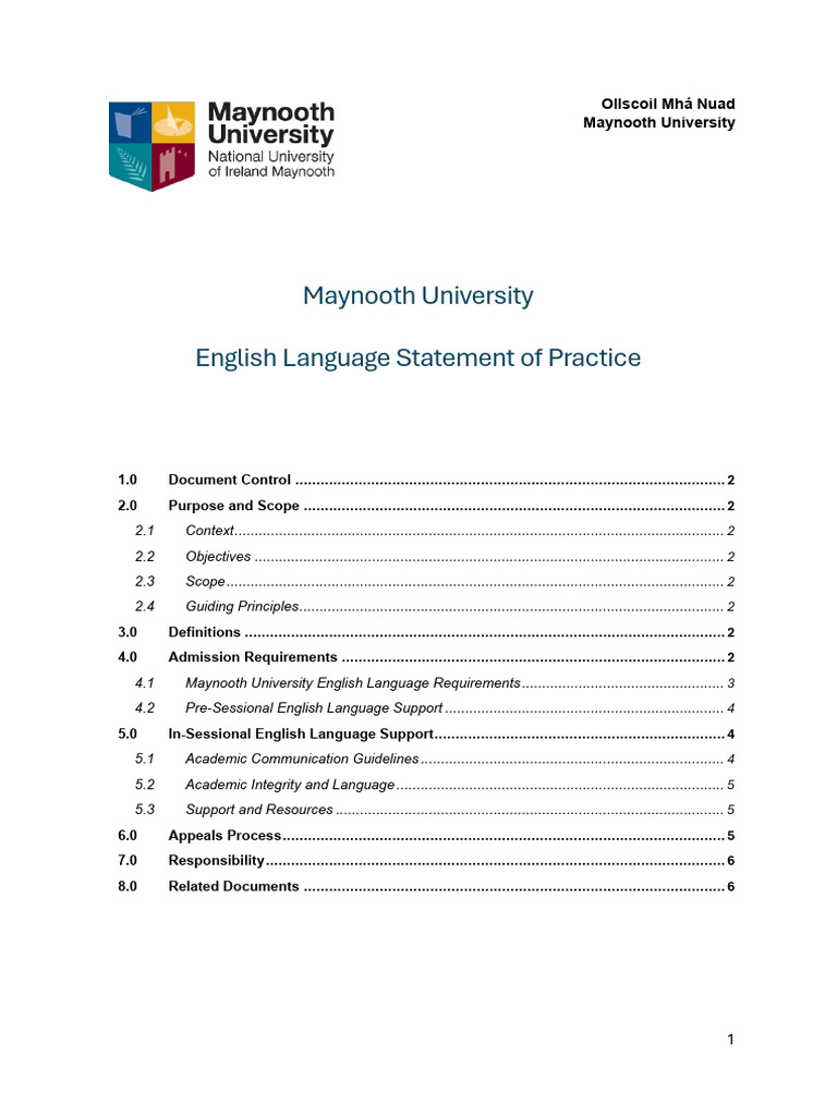 English Language Statement of Practice Approved | PDF | Curriculum ...