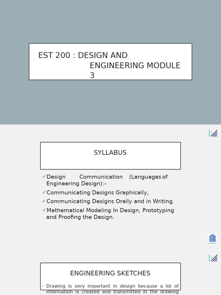 Est 200: Design and Engineering Module 3 | PDF | Multiplication | Quantity