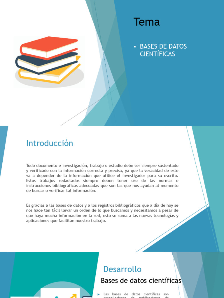 Definición de Bases de Datos Científicas | PDF