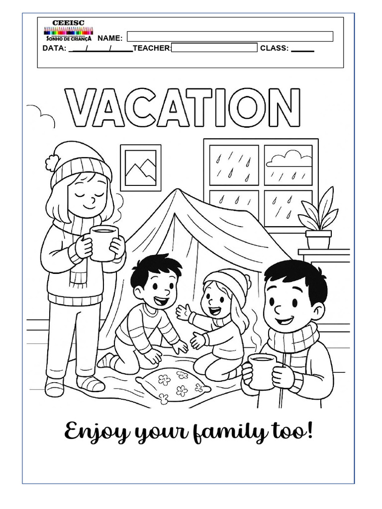 Family Vacation Activity | PDF