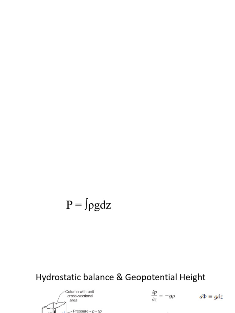 Mr201 - 2. Atmospheric Motion Equations | PDF | Force | Pressure