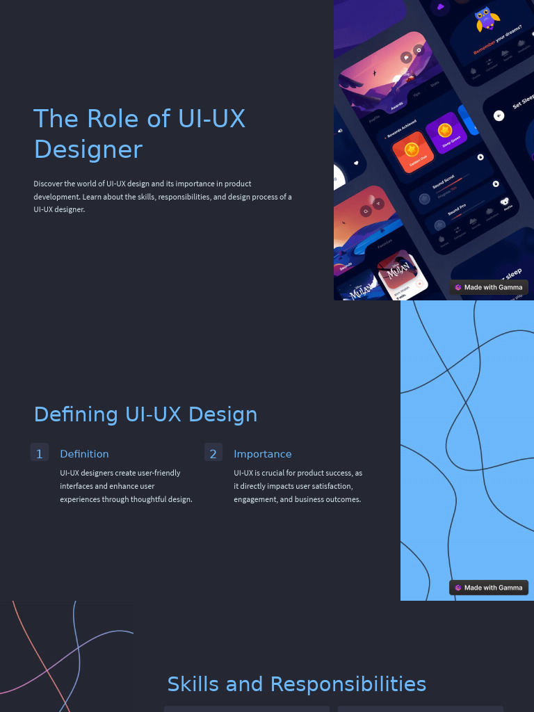 The Role of UI UX Designer | PDF | Usability | Information Technology