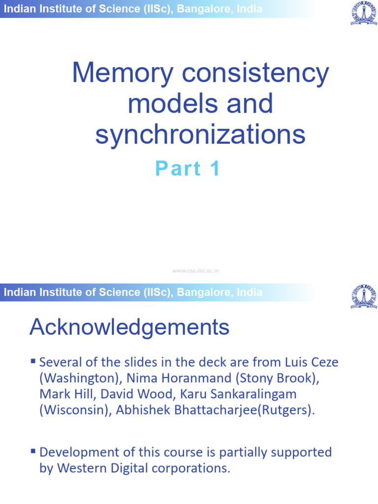 Memory Consistency Part1 | PDF | Cpu Cache | Computing