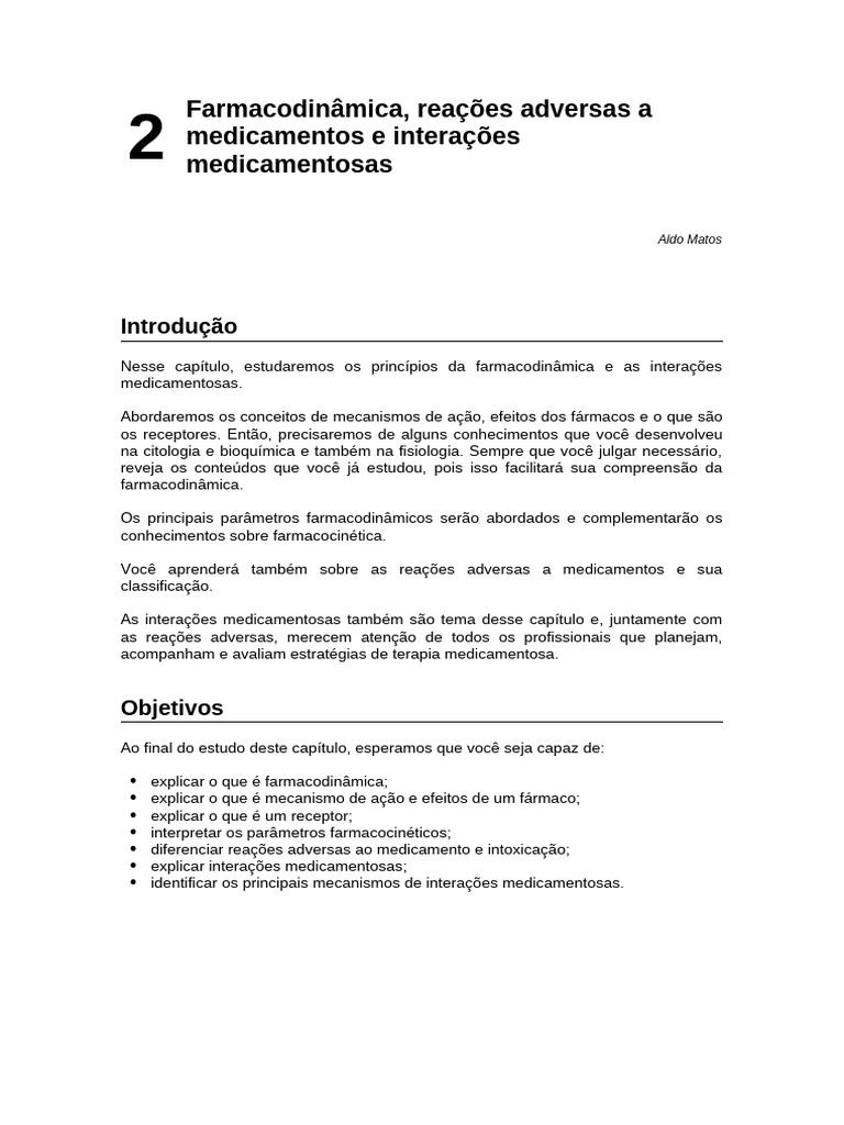Cap__tulo_2_Farmacodin__mica__rea____es_adversas (2) | PDF | Receptor (Bioquímica) | Membrana ...