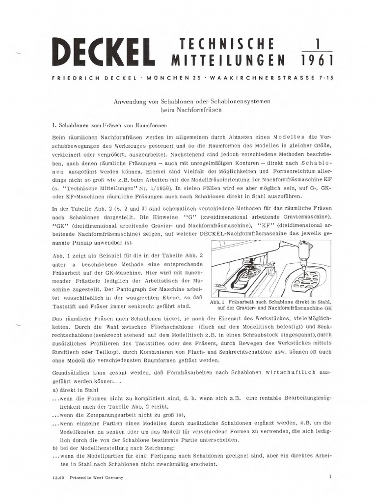 61 01 Techn Mitteilungen | PDF