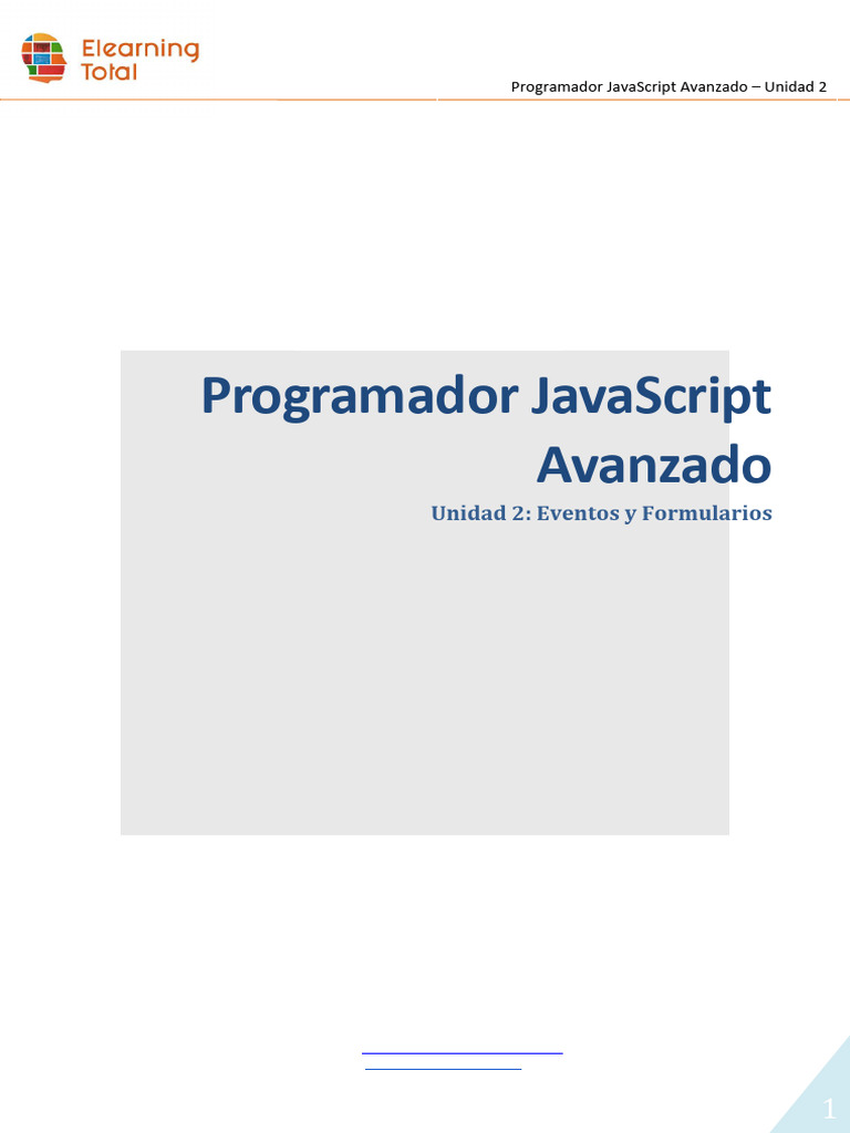 Unidad2 Programacion Js EventTarget | PDF | Botón (Computación) | Modelo de objeto de documento