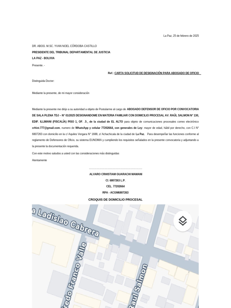 CARTA[1] | PDF