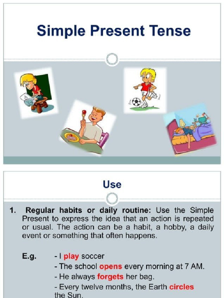 Simple Present Tense | PDF