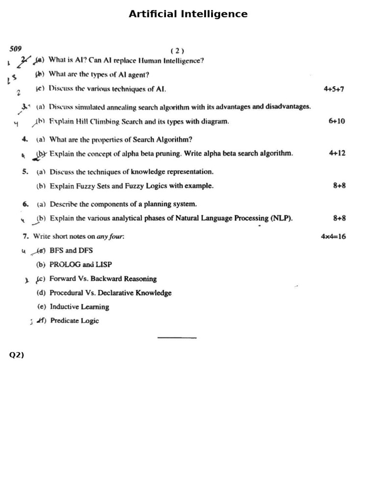 3) Artificial Intelligence | PDF