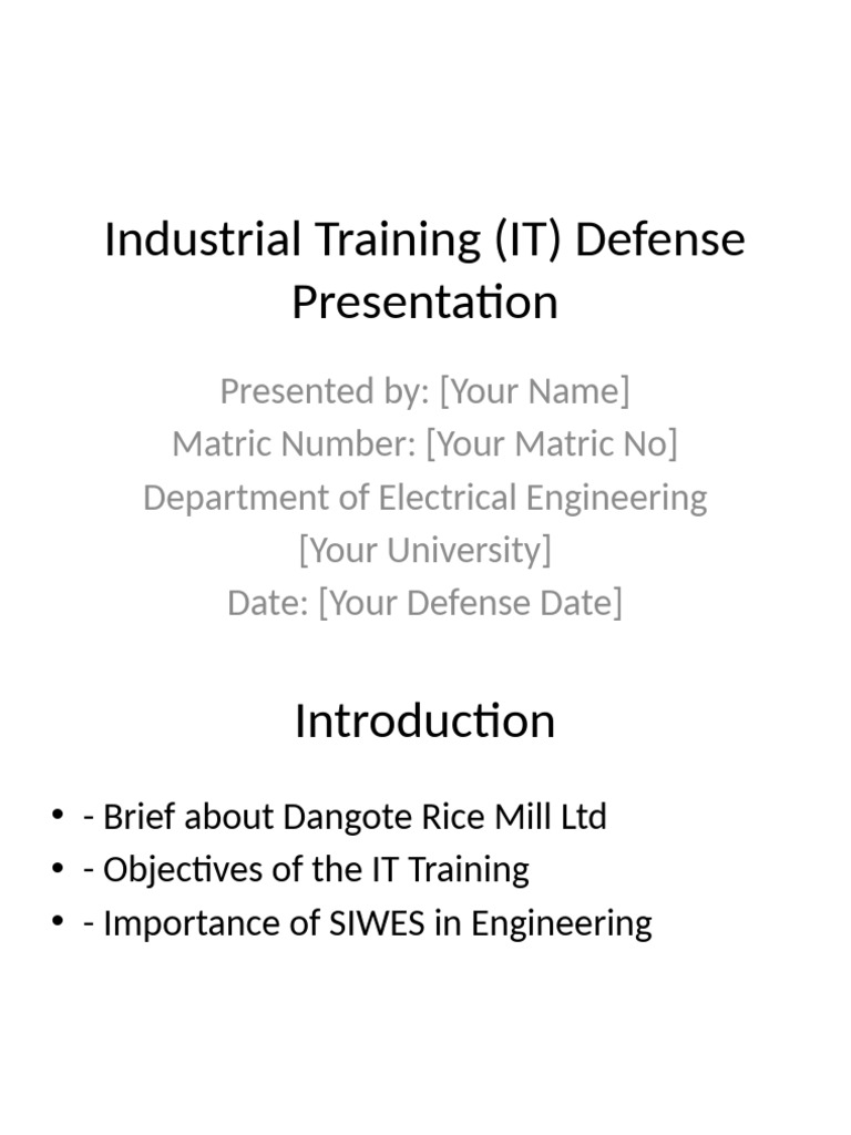 IT Defense: Electrical Engineering Insights | PDF