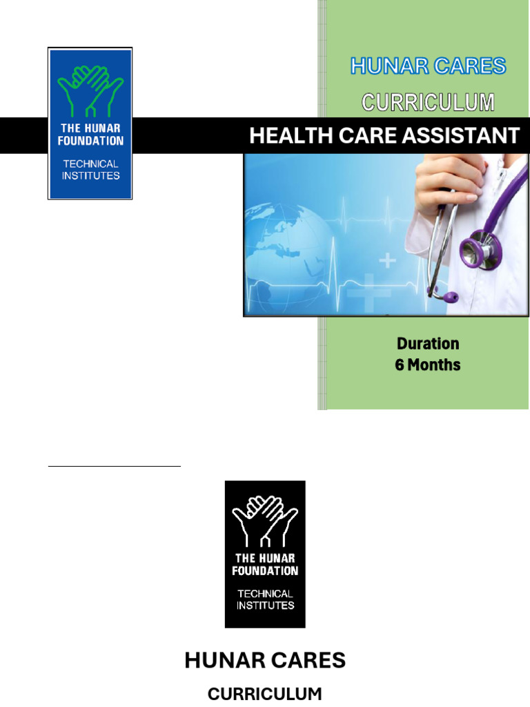 Health Care Assistant Training Curriculum | PDF | Health Care | Nursing