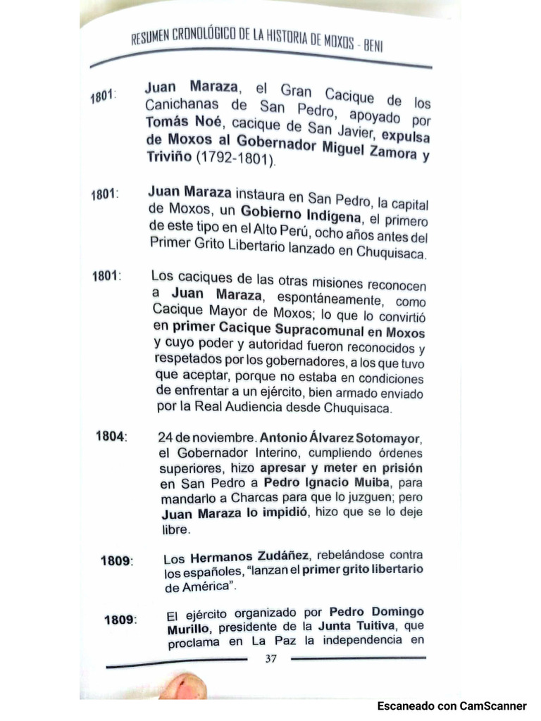Histria de Moxos | PDF