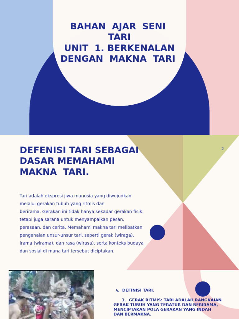 Makna dan Fungsi Seni Tari | PDF