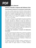 Las 4 Libertades Del Sofware Libre | PDF | Software libre | Software propietario