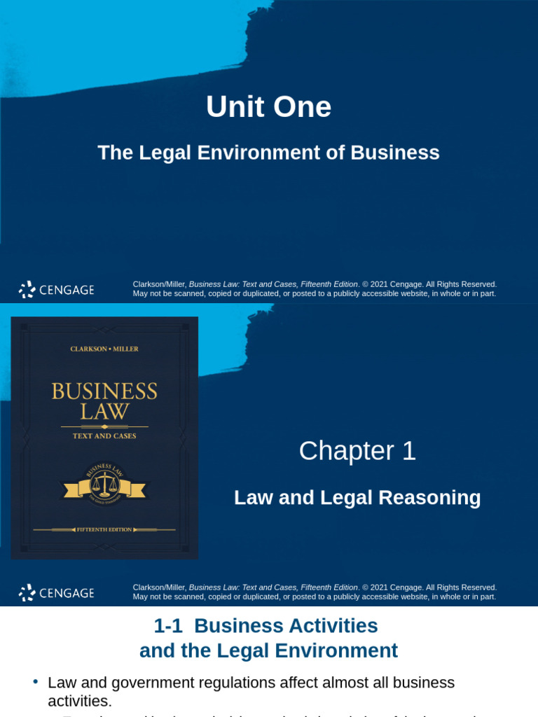 Business Law: Legal Environment Overview | PDF | Precedent | Equity (Law)