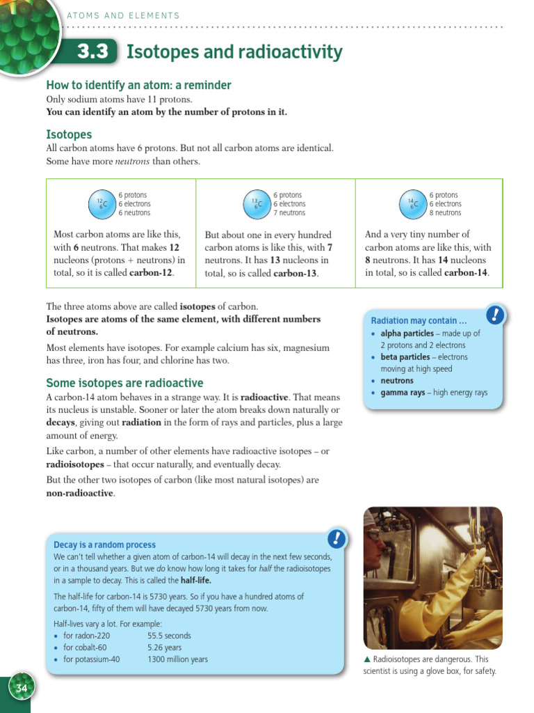Atomic Structure (Isotope) | PDF | Neutron | Atoms