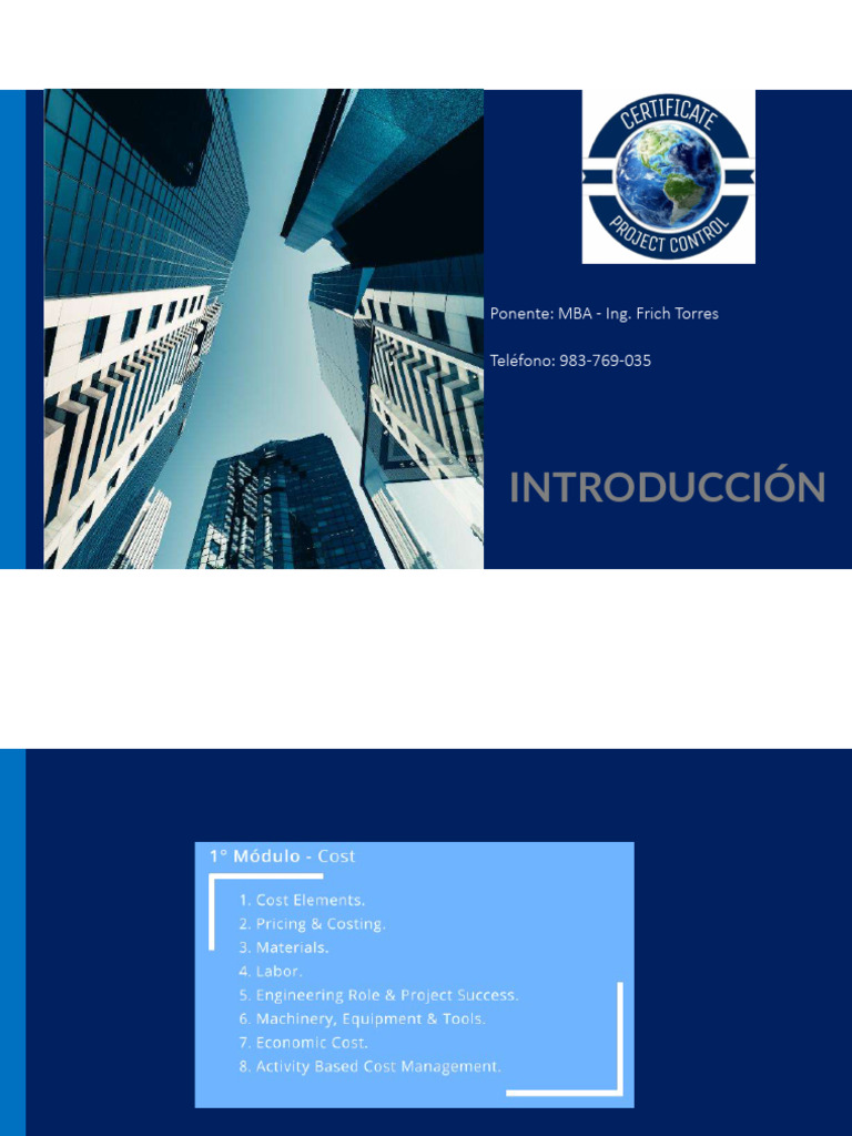 Introducción y Módulo 01 - COST AACE | PDF | Salario | Impuestos
