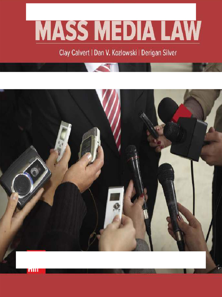 Mass Media Law: 22nd Edition Overview | PDF | Defamation | First ...
