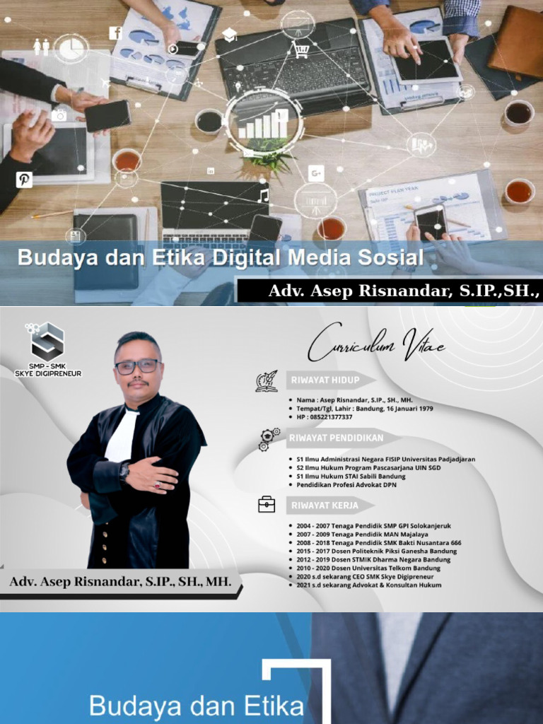 Budaya Dan Etika Digital Medsos - C. Aris | PDF