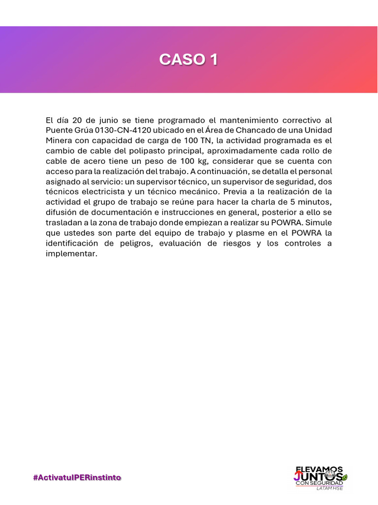 Casos para Actividad POWRA | PDF