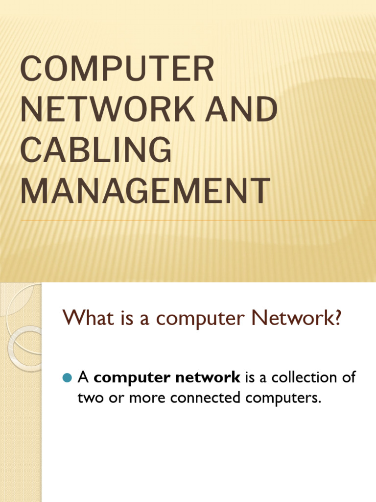 Crossover vs. Straight-Through Cables | PDF | Computer Network ...