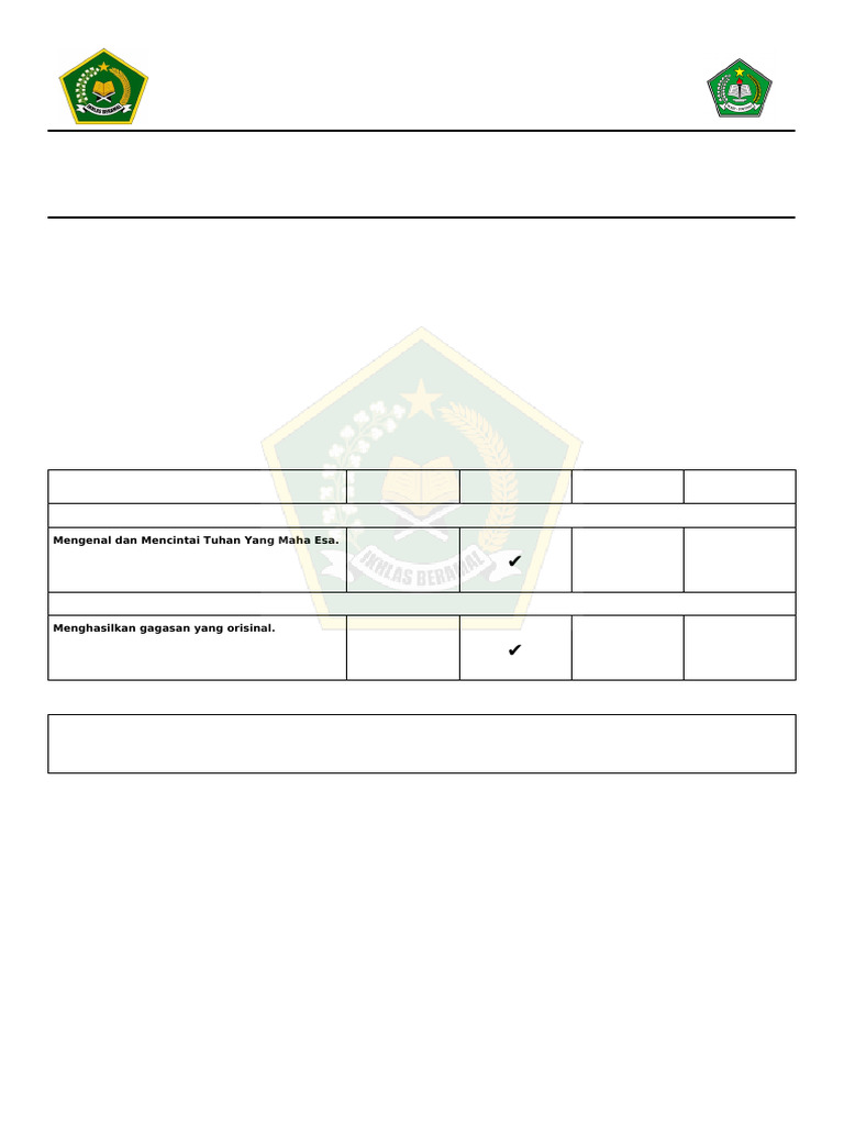 Rapor p5ra IV.1_zidhan Ar Robby Ramadhani_0141991517 | PDF