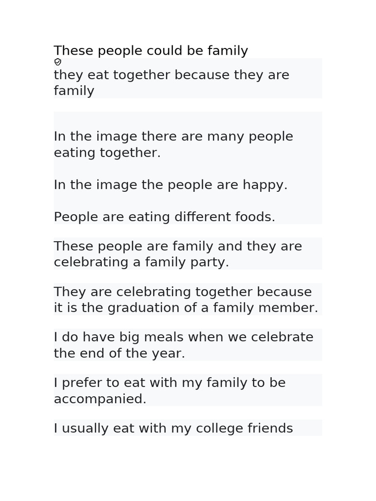 These People Could Be Family | PDF