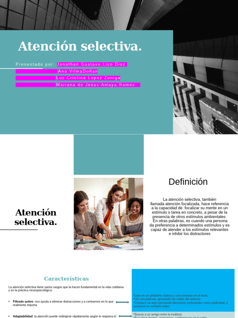 Atención Selectiva | PDF | Atención | Percepción visual