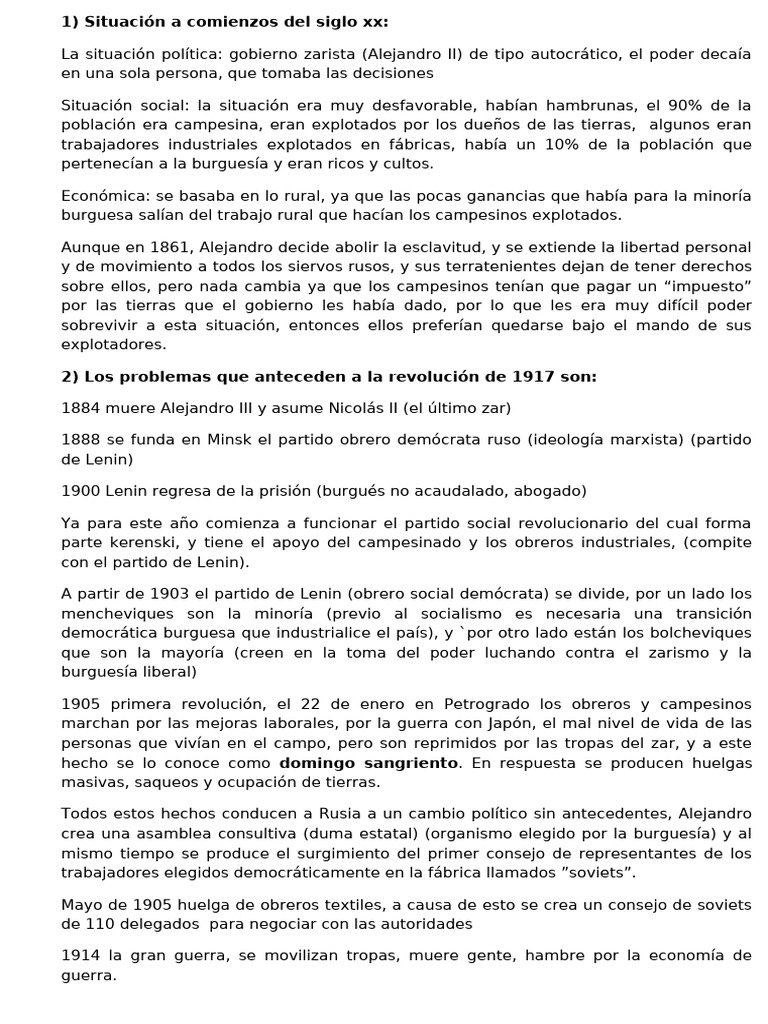 Historia General | PDF | Vladimir Lenin | Leon Trotsky