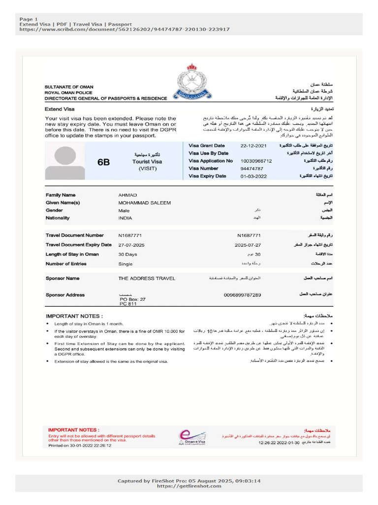 FireShot Capture 024 - Extend Visa I PDF I Travel Visa I Passport ...