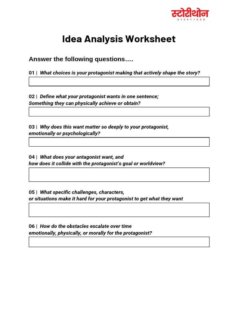 1.silver Idea Idea Analysis Worksheet | PDF