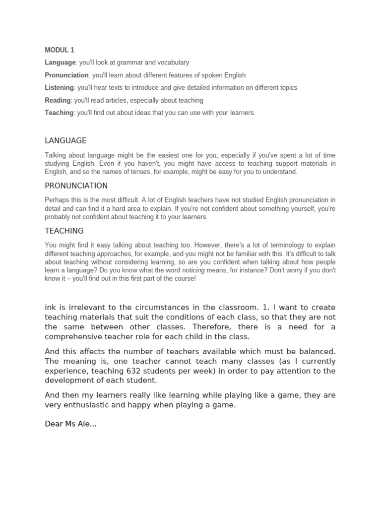 I Have A Dream of Teaching Freely Without Having To Be Tied To A ...