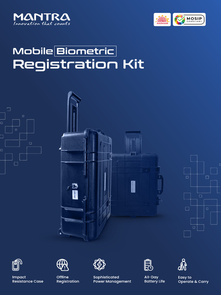 Biometric Registration Kit | PDF