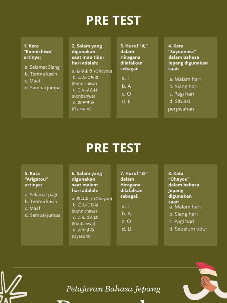 Presentation - Pengenalan Nihongo | PDF