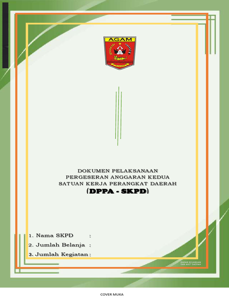 Cover Dppa SKPD 2025 | PDF
