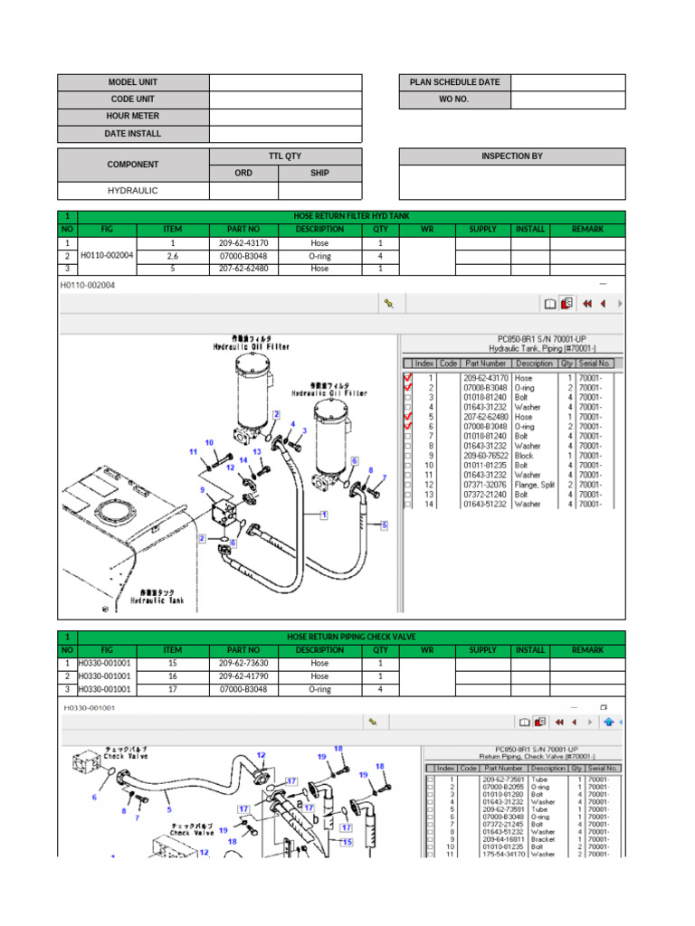 Hoser Return Filter & Piping | PDF