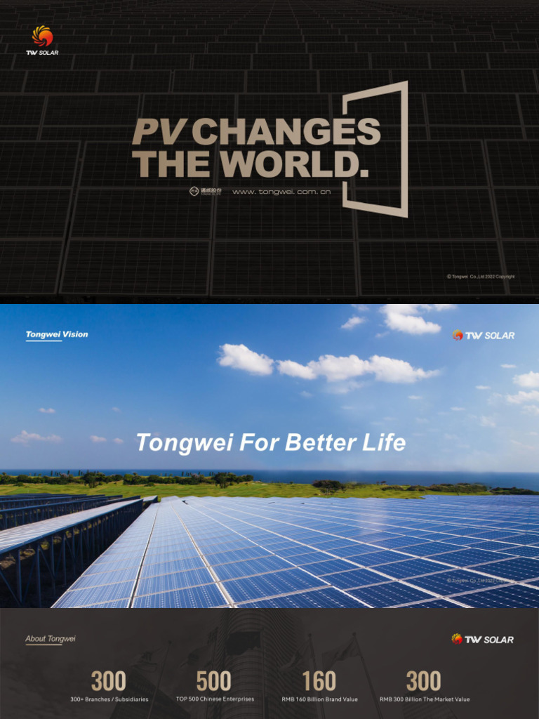 TW Solar PV Changes The World | PDF