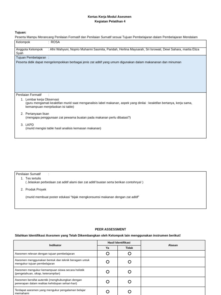 LK Modul 4 KP4 Asesmen PM | PDF