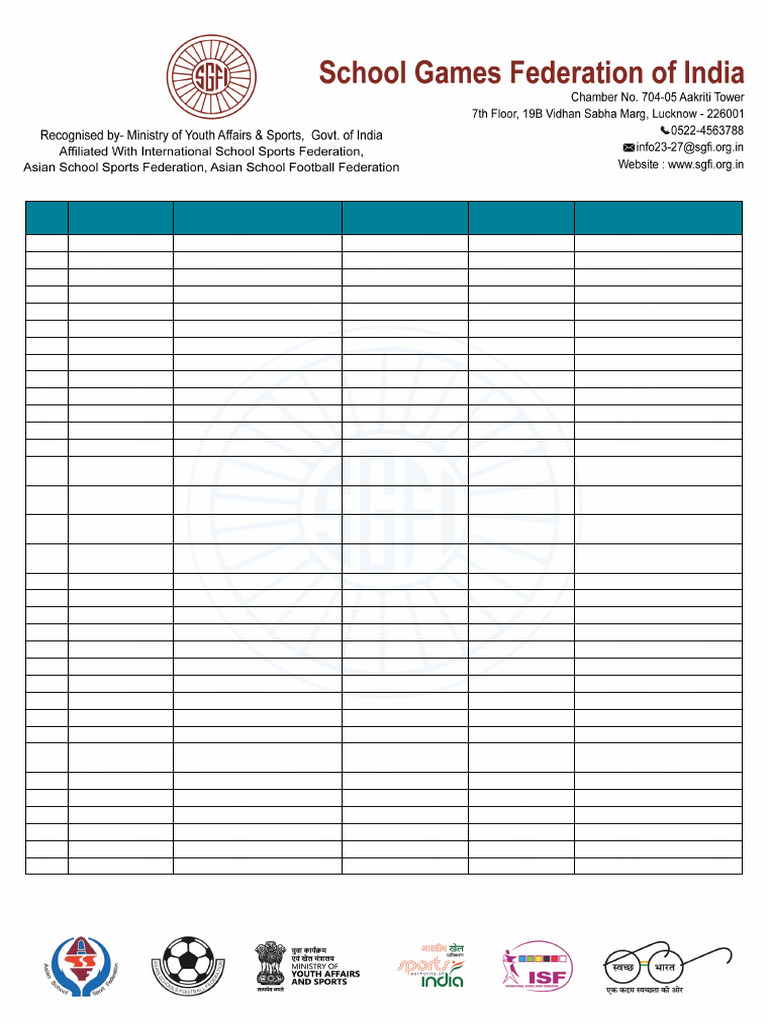 Karnataka Sports Calendar 2025-26 | PDF | Team Sports | Athletic Sports