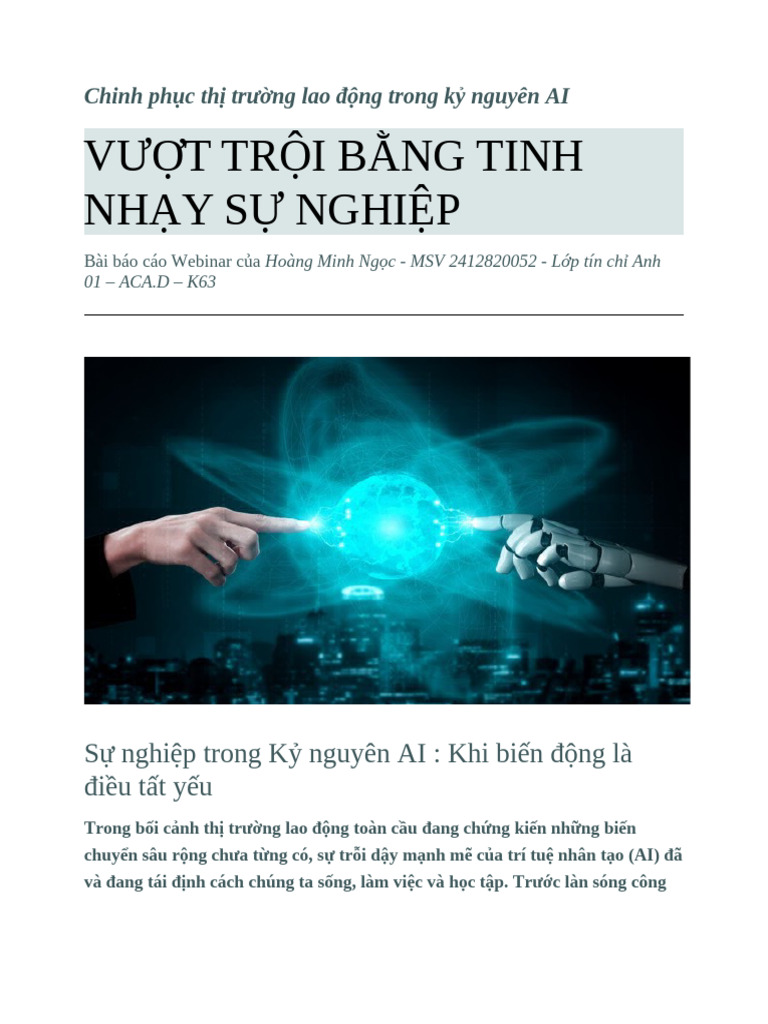 Bài Báo Cáo Gki PPNC | PDF