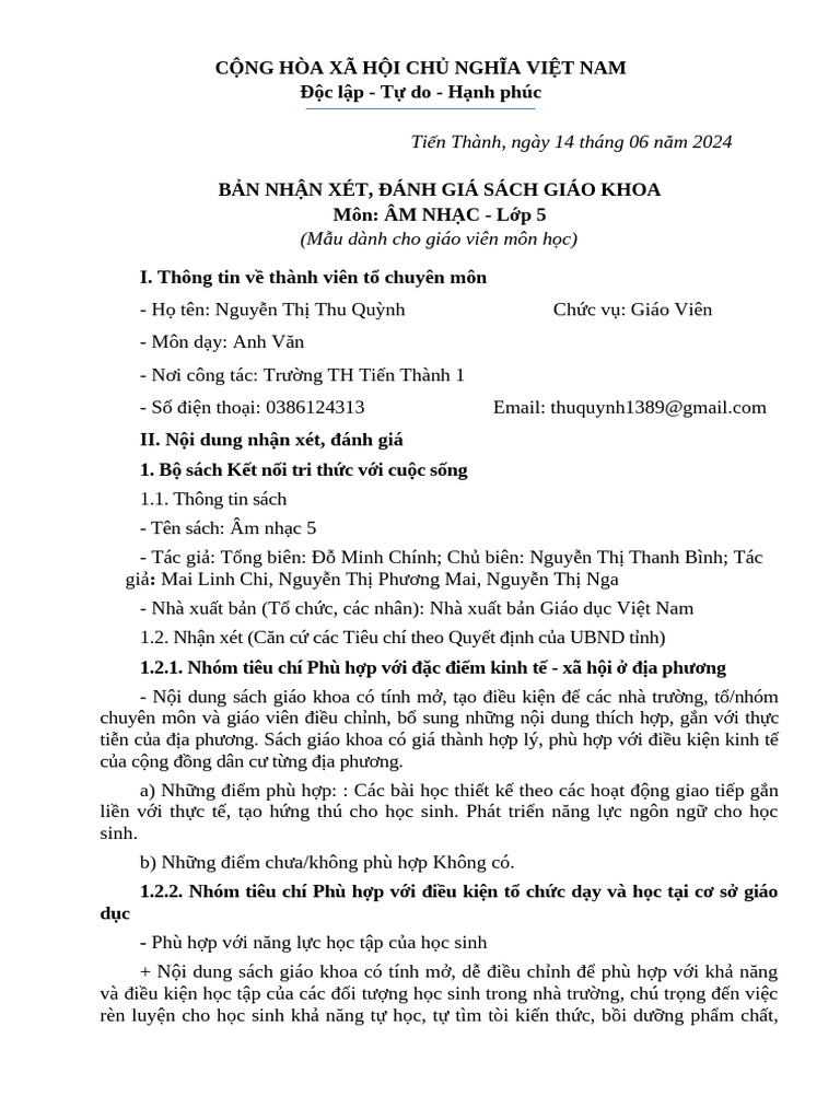 Mau 4 Tien Vu - Âm NH C | PDF