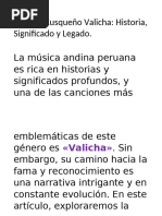 Letra de Valicha | PDF