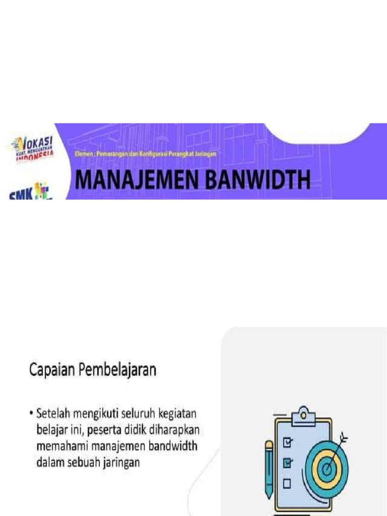 Manajemen Bandwidth 2 | PDF