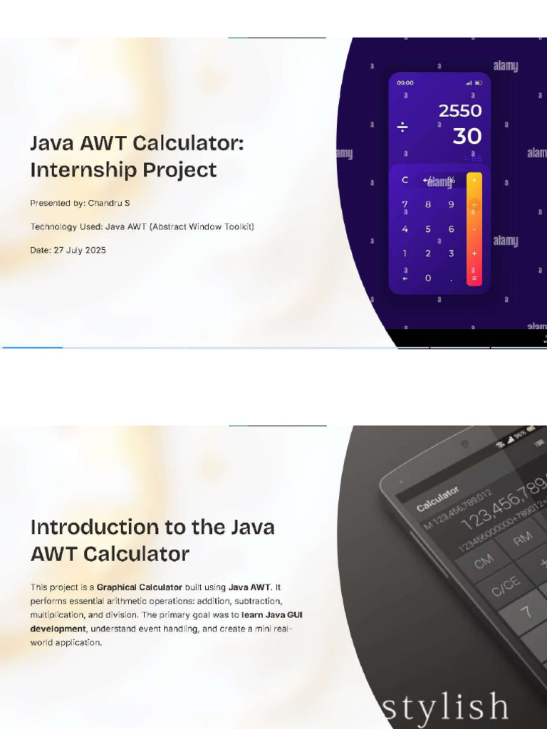 Java AWT Calculator - 32583917 | PDF