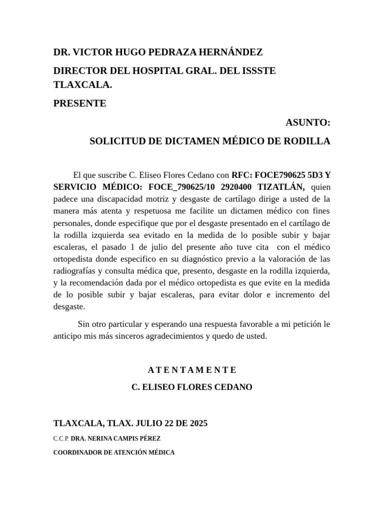 Solicitud Issste | PDF