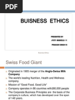 Nestle' Business Ethics | PDF | Fair Trade | Nestlé