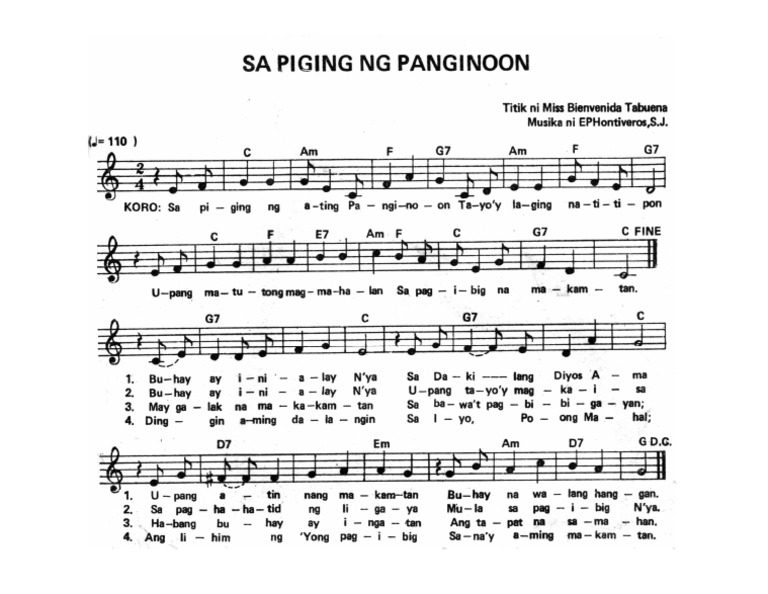 01a - Sa Piging NG Panginoon | PDF